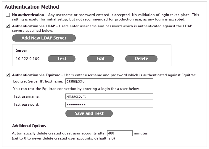 Equitrac: Kofax Control Suite Equitrac V 6.0 Support